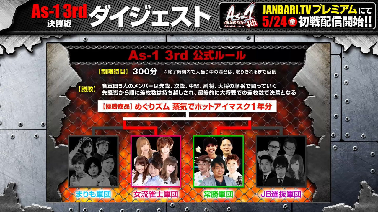 【プレミアム】As-1 GRAND PRIX 最強軍団決定トーナメント 【3rd 決勝戦ダイジェスト】